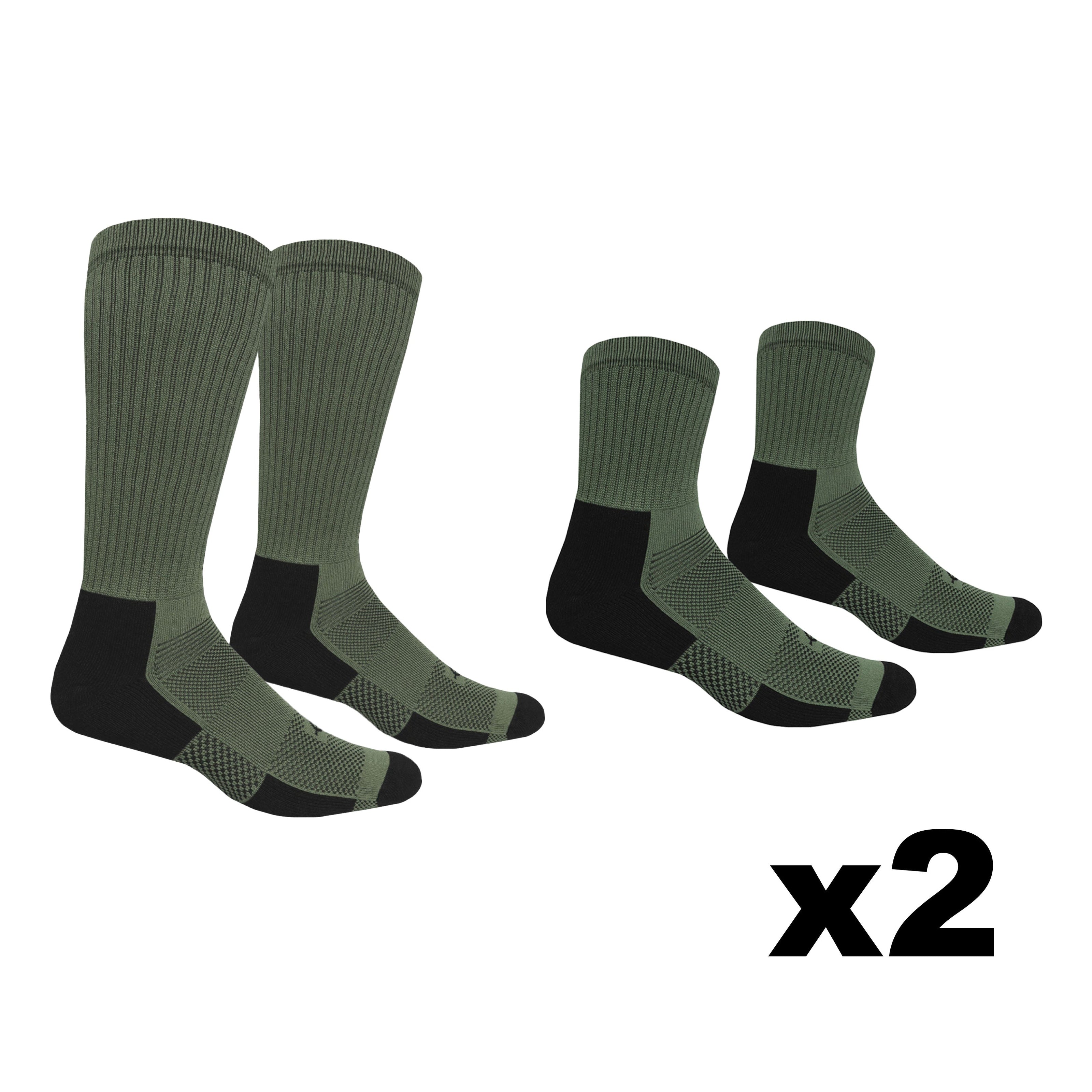 Covert 4 Pack-JUNGLE Socks, Military Socks-Covert Threads